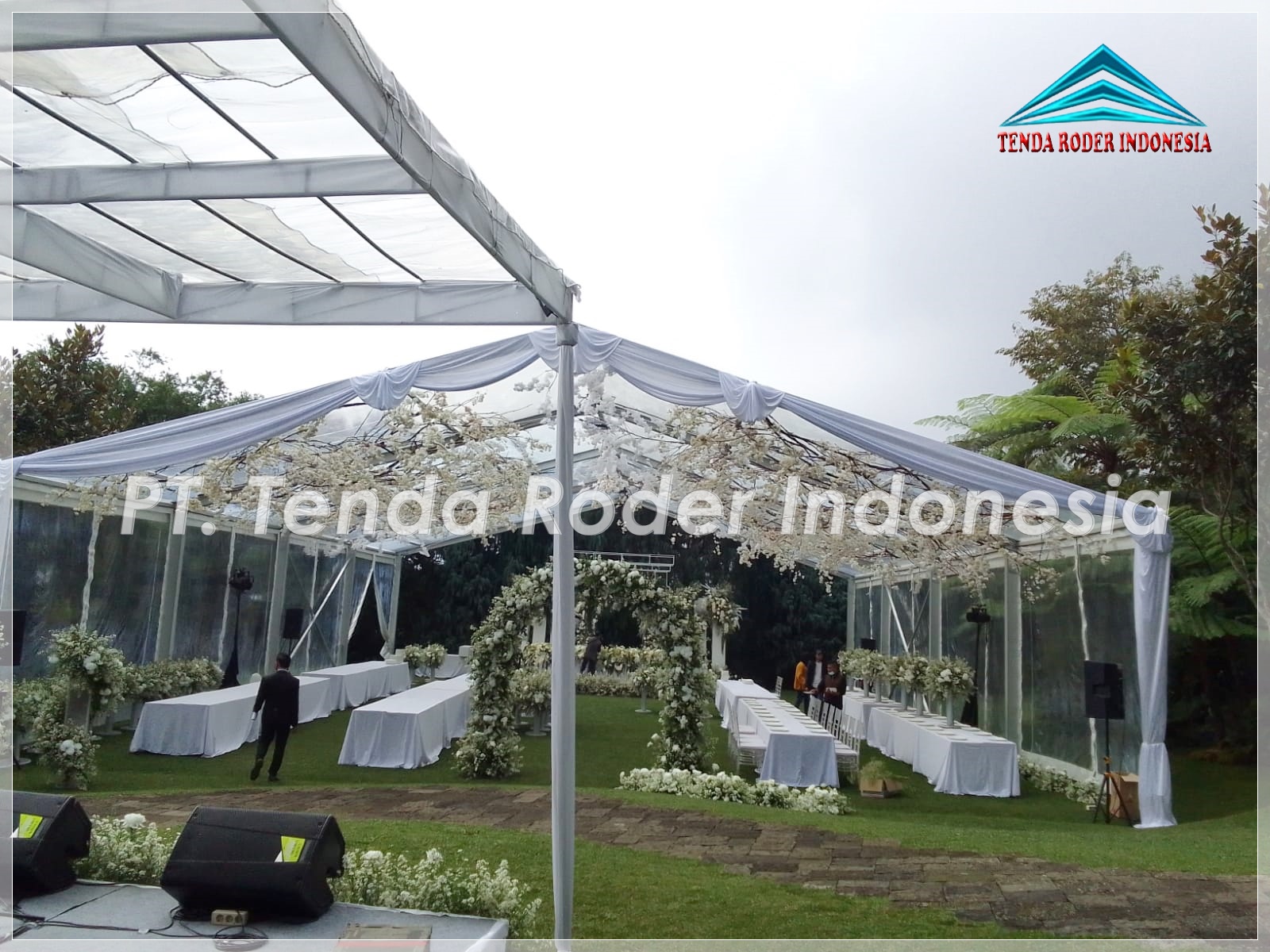 Pusat Sewa Roder Tenda Transparan Atap Dan Dinding Area Bogor